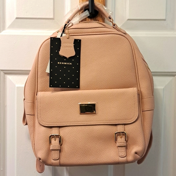 Renwick | Bags | Renwick Genuine Pepple Leather Backpack | Poshmark